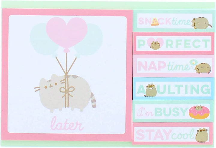 Pusheen Desk Pad & Sticky Memo Notes | Kawaii Stationery & Gifts ...